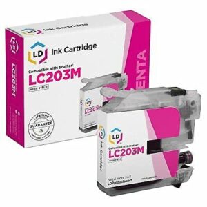 LD Compatible Ink Cartridge Replacement for Brother LC203 High Yield (3 Black, 2 Cyan, 2 Magenta, 2 Yellow, 9-Pack)