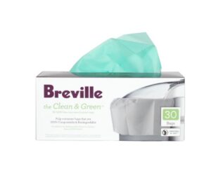 breville bje030 clean and green biodegradable pulp container bag for juicers