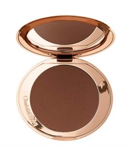 charlotte tilbury airbrush bronzer matte bronzing filter face and body pressed powder full size 4 deep