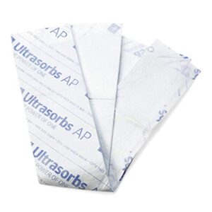 medline ultrasorbs advanced+ premium disposable underpads, 30″ x 36″, 10 count, super absorbent bed pad