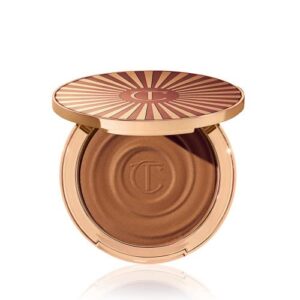 charlotte tilbury beautiful skin sun-kissed glow cream bronzer – 2 medium – medium golden bronze