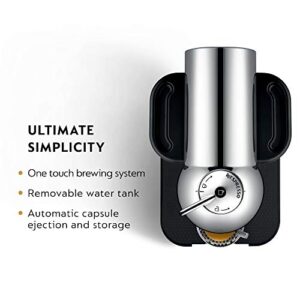 Nespresso Vertuo Coffee and Espresso Maker by Breville Aeroccino, Chrome