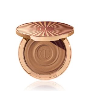 charlotte tilbury beautiful skin sun-kissed glow cream bronzer – 1 fair – natural soft bronze