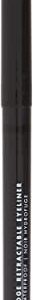 e.l.f. No Budge Retractable Eyeliner, Creamy, Ultra-Pigmented & Waterproof, Creates Bold & Defined Lines, Vegan & Cruelty-Free, Black 0.006 Oz