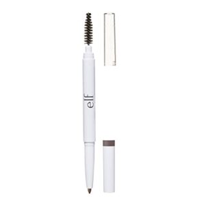 e.l.f., instant lift brow pencil, dual-sided, precise, fine tip, shapes, defines, fills brows, contours, combs, tames, neutral brown, 0.006 oz