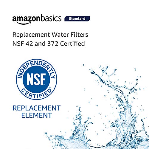 Amazon Basics Replacement GE FQSVF Drinking Water System Filter, 2-Pack, Standard Filtration