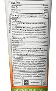 Medline Remedy Olivamine Calazime Skin Protectant Paste Cream, Used with Dry Chapped from Diaper Rash, Incontinence, Dermatitis, Psoriasis, Burns, Bites, White, 4 Oz, 3 Count