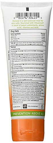 Medline Remedy Olivamine Calazime Skin Protectant Paste Cream, Used with Dry Chapped from Diaper Rash, Incontinence, Dermatitis, Psoriasis, Burns, Bites, White, 4 Oz, 3 Count