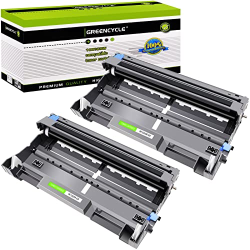 greencycle Compatible Drum Unit Replacement for Brother DR620 DR-620 to use with HL-5340D HL-5370DW DCP-8080DN DCP-8085DN MFC-8480DN MFC-8680DN MFC-8690DW Printer (Black,2-Pack)