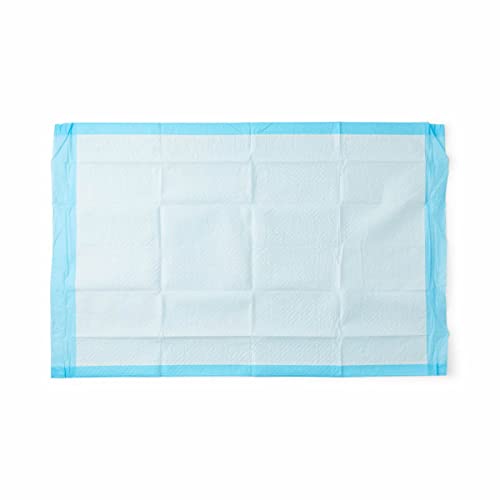 Medline Light Absorbency Disposable Underpads, Quilted Fluff Core, 23" x 36'', 50 Count