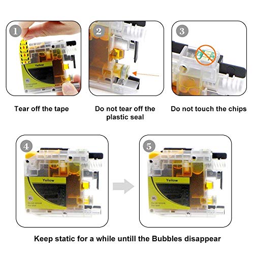 Tyjtyrjty Compatible Ink Cartridge Replacement for Brother LC75 LC71 LC 79 XL Work with MFC-J6510DW MFC-J6710DW MFC-J6910DW MFC-J280W MFC-J425W Printer (4 Black, 2 Cyan, 2 Magenta, 2 Yellow) 10 Pack