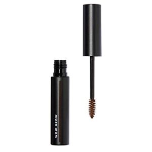 e.l.f., wow brow gel, volumizing, buildable, wax-gel hybrid, creates full, voluminous-looking brows, locks brow hairs in place, brunette, fiber-infused, 0.12 oz