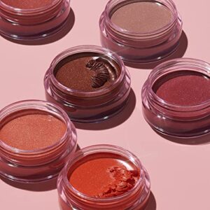 e.l.f. Luminous Putty Blush, Putty-to-Powder, Buildable Blush With A Subtle Shimmer Finish, Highly Pigmented & Creamy, Vegan & Cruelty-Free, Maui