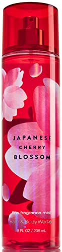 Bath & Body Works Japanese Cherry Blossom Set - Shower Gel 10 oz, Fragrance Mist 8 oz, Body Lotion 8 oz