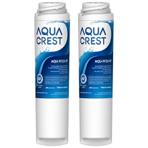 aquacrest fqsvf under sink water filter, replacement for ge fqsvf, fqsvn, fqslf, gxsv65r, nsf 42 certified (1 set)