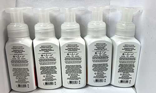 Bath and Body Works FRESH AND BRIGHT Hand Soaps - Set of 5 Gentle Foaming Soaps