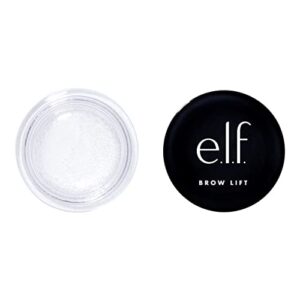 e.l.f. cosmetics brow lift, clear eyebrow shaping wax for holding brows in place, creates a fluffy feathered look