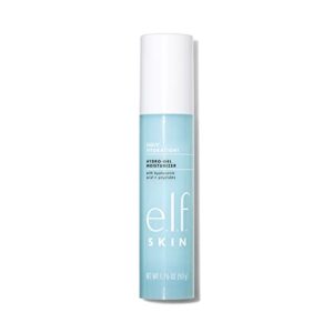 e.l.f. holy hydration! hydro-gel moisturizer, hydrates & moisturizes skin for a plumped up complexion, lightweight & quick-absorbing, white, 1.76 oz