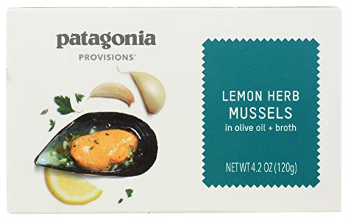 Patagonia Provisions, Mussels Lemon Herb Organic, 4.2 Ounce