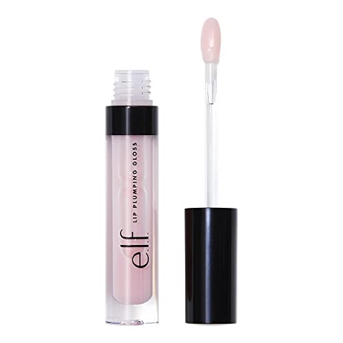 e.l.f. Lip Plumping Gloss, High-Shine Liquid Lip Color, Creates Fuller Lips & Plumper Pout, Moisturizing Formula, Pink Paloma, 0.09 Fl Oz