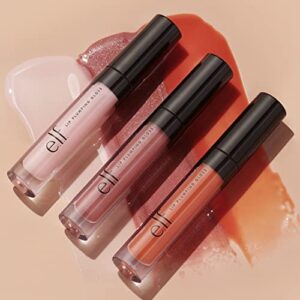 e.l.f. Lip Plumping Gloss, High-Shine Liquid Lip Color, Creates Fuller Lips & Plumper Pout, Moisturizing Formula, Pink Paloma, 0.09 Fl Oz