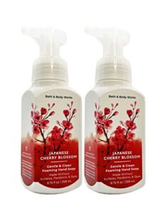 bath & body works, gentle foaming hand soap. japanese cherry blossom (2-pack)