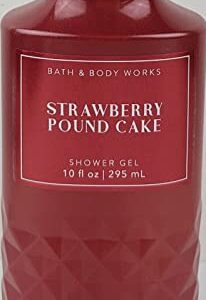 Bath and Body Works Strawberry Pound Cake Shower Gel Wash 10 Ounce