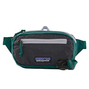 patagonia ultralight black hole mini hip pack, borealis green