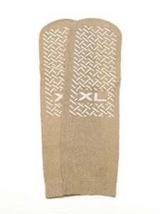 medline – 69219 double-tread slippers, beige, x-large