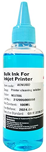 KSI 100ml Printhead Cleaning kit for HP Epn Canon Brother Lexmark Desktop Inkjet Printers