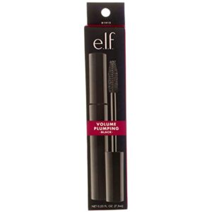 volume plumping mascara – black by e.l.f. for women – 0.25 oz mascara