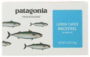 patagonia provisions lemon caper mackerel, 4.2 oz