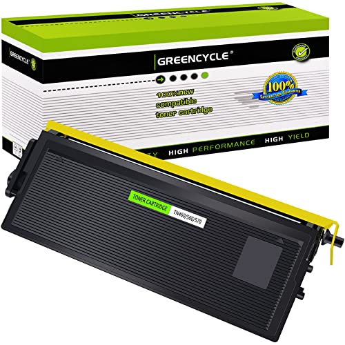 greencycle 1 Pack TN460 TN-460 Black Toner Cartridge Compatible for Brother DCP-1200 HL-1030 MFC-1260 Laser Printer