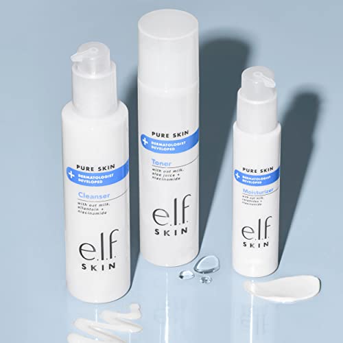 e.l.f. Pure Skin Moisturizer, Creamy & Weightless Daily Moisturizer, Helps Protect The Skin's Barrier & Replenish Natural Moisture, 2.54 fl oz