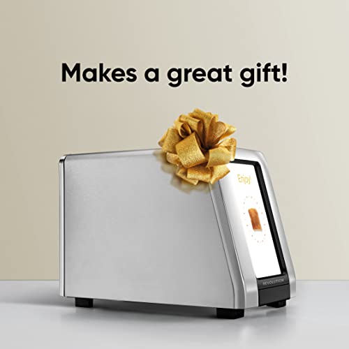 Revolution InstaGLO R180 (Original) Touchscreen Toaster. Faster, smarter & tastier thanks to InstaGLO heating tech. Featuring high-speed smart settings for perfectly toasted bagels, English muffins, toast, Pop-Tarts and waffles.