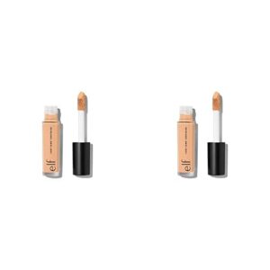 e.l.f. 16hr camo concealer, full coverage & highly pigmented, matte finish, medium beige, 0.203 fl oz (6ml) (pack of 2)