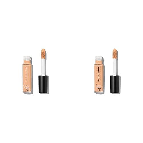 e.l.f. 16HR Camo Concealer, Full Coverage & Highly Pigmented, Matte Finish, Medium Beige, 0.203 Fl Oz (6mL) (Pack of 2)