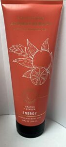 bath & body works aromatherapy energy orange ginger moisturizing body wash 10 fl oz / 296 ml