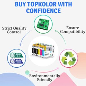 Topkolor LC203XL LC201XL Compatible Ink Cartridge Replacement for Brother LC203 LC201 XL to use with MFC-J480DW MFC-J880DW MFC-J4420DW MFC-J680DW MFC-J885DW Printers, 12Pack