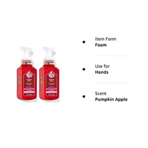 Bath & Body Works Bath and Body Works Pumpkin Apple Gentle Foaming Hand Soap 8.75 Ounce 2-Pack (Pumpkin Apple) 17.5 fluid_ounces, 17.5 Fl Oz