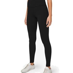 Lululemon Align Stretchy Full Length Yoga Pants - Women’s Workout Leggings, High-Waisted Design, Breathable, Sculpted Fit, 28 Inch Inseam, Black, 4