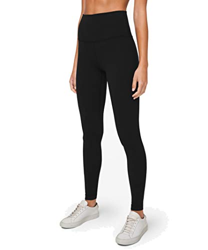 Lululemon Align Stretchy Full Length Yoga Pants - Women’s Workout Leggings, High-Waisted Design, Breathable, Sculpted Fit, 28 Inch Inseam, Black, 4