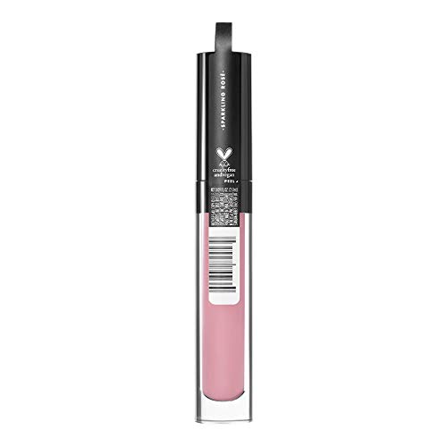 e.l.f., Lip Plumping Gloss, Hydrating, Nourishing, Invigorating, High-Shine, Plumps, Volumizes, Cools, Soothes, Sparkling Rosé, Shimmer, 0.09 Oz