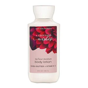 bath & body works a thousand wishes shea & vitamin e body lotion, 8 ounce