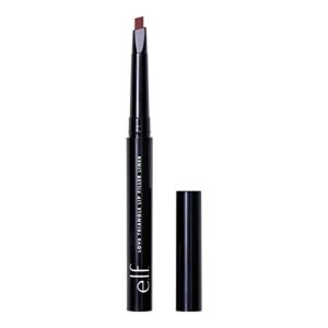 e.l.f. love triangle lip filler liner, 2-in-1 lip liner pencil for sculpting & filling, long-lasting intense color, plum