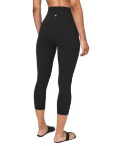 lululemon align crop 21″ (black, 6)