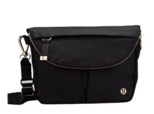 lululemon all night festival bag 5 l (black/gold 5l)