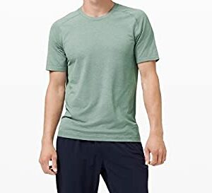 Lululemon Athletica Lululemon Mens Metal Vent Tech Short Sleeve Shirt (Sea Water/Tidewater Teal, L)