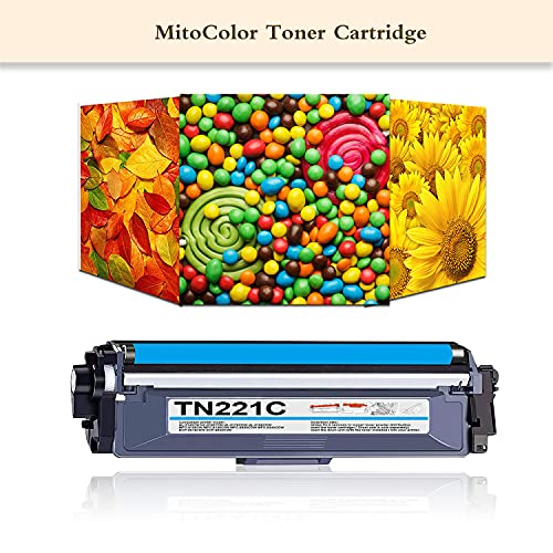 3-Pack(1C+1M+1Y) Compatible TN 221 Toner Cartridge Replacement for Brother TN221 TN-221 MFC-9130CW HL-3140CW HL-3170CDW HL-3180CDW MFC-9330CDW MFC-9340CDW Printer Toner