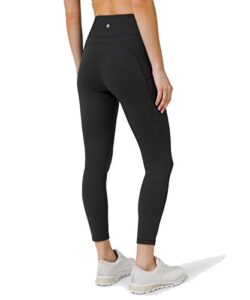 lululemon invigorate high-rise tight 25″ (black, 6)